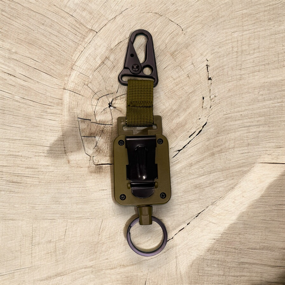 ONE SHEAR®️ tactical retention leash with belt clip and steel braided ...