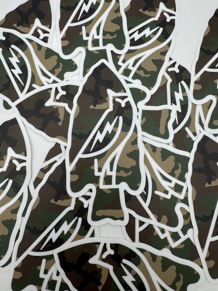 Woodland Arrowhead Sticker – Ex Umbris Designs