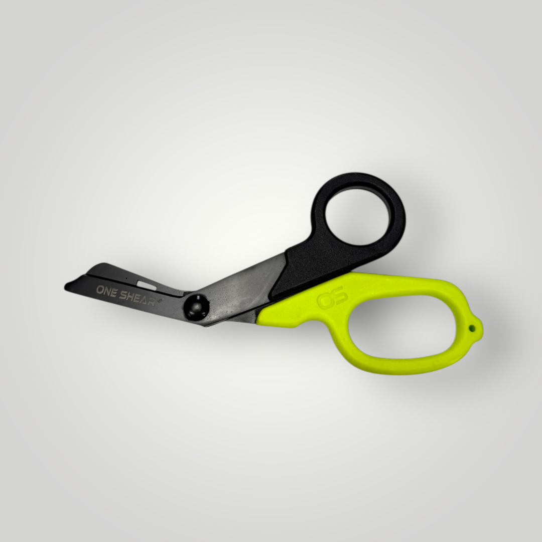 ONE SHEAR® LIMITED – Black & Safety Yellow Handle – Ex Umbris Designs