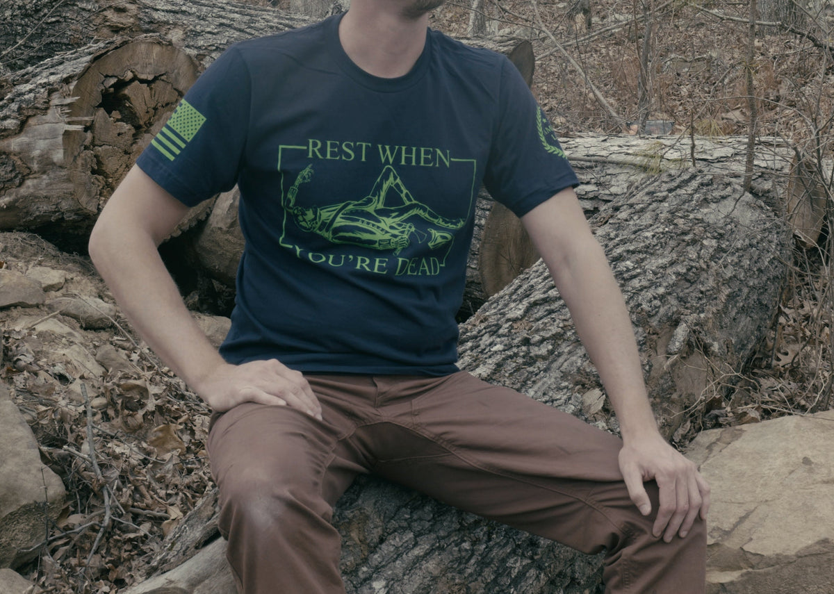 T-Shirt: Rest When You're Dead – Ex Umbris Designs